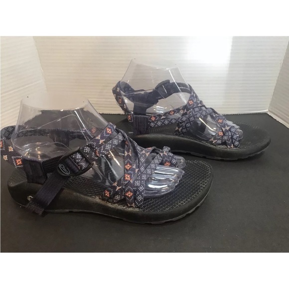 Chaco | Shoes | Chaco Zx 2 Womens Blue Southwest Aztec Toe Loop Strappy ...